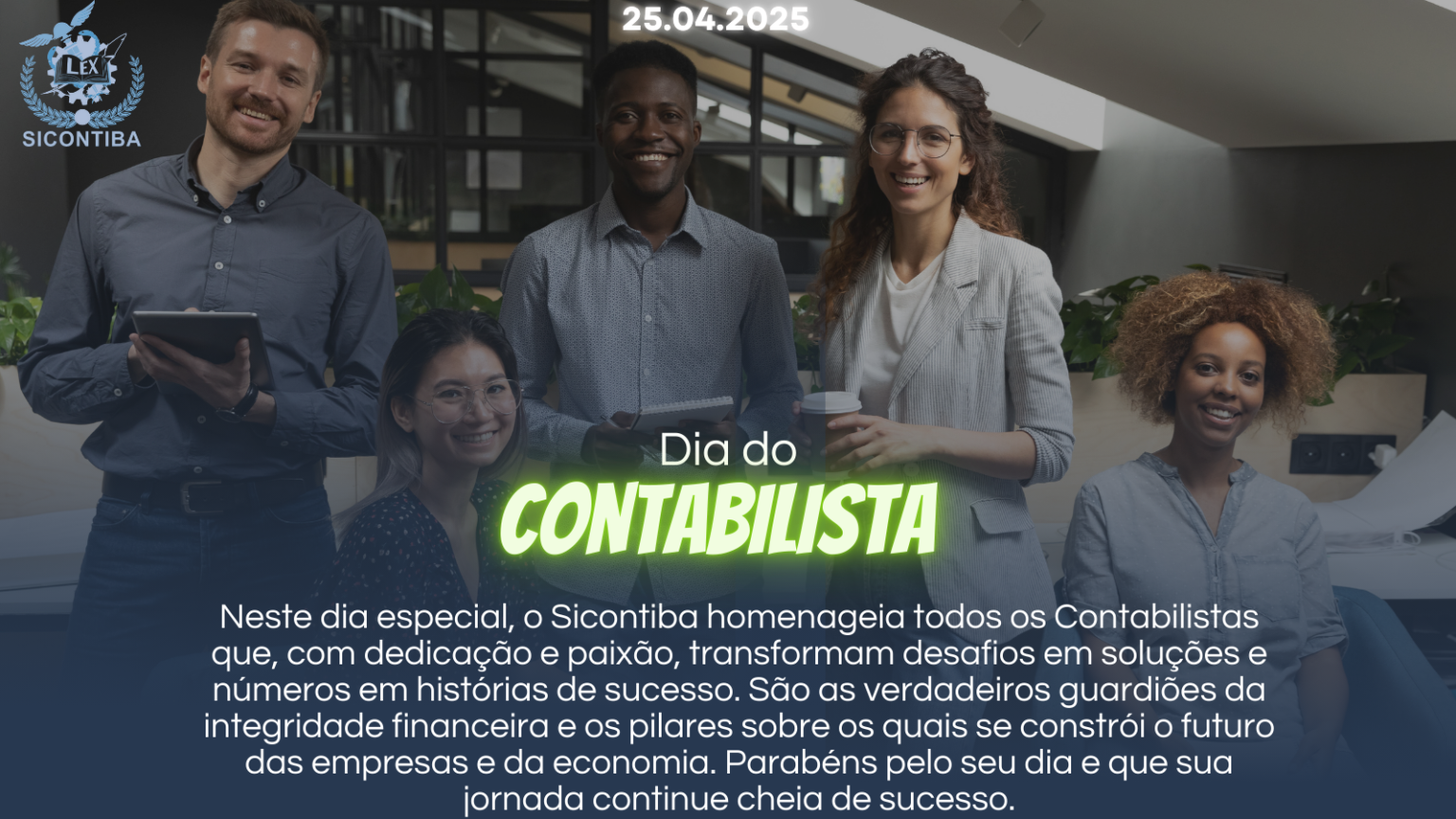 25 de Abril – Homenagem do Sicontiba a todos os Contabilistas – Sicontiba